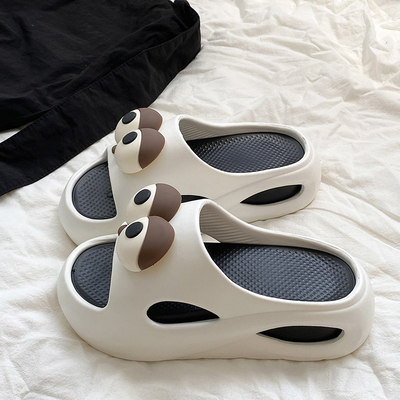 少女风卡通大眼睛厚底eva