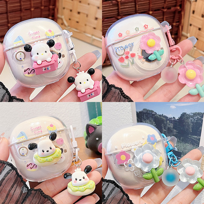 适用漫步者tou3 plus保护套Edifier TO-U3Plus蓝牙耳机套EDF280025透明壳DIY女生款创意可爱卡通tou3plus软壳