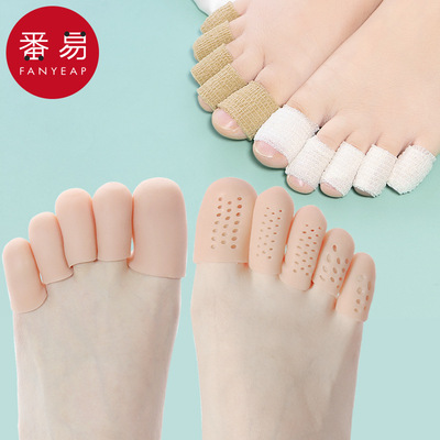 脚趾套B1zd901-脚趾保护套硅胶防磨大小拇指足尖脚趾头高跟鞋疼
