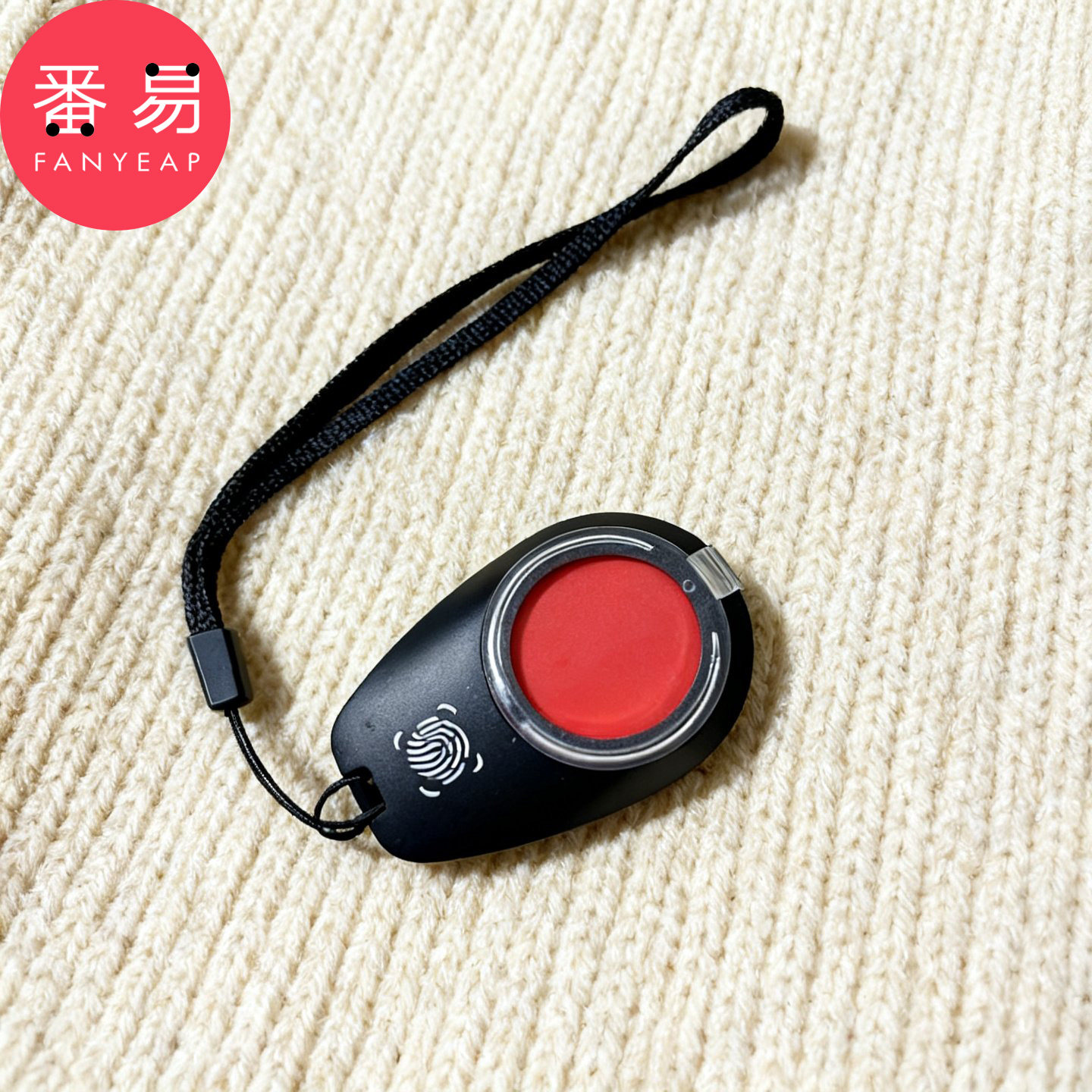 印泥B1vn001-指纹印泥手指印台随身便携办公用品翻盖按手印