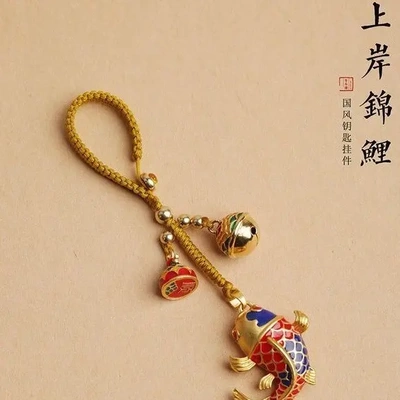 【纯手工制作】高档铜上岸锦鲤