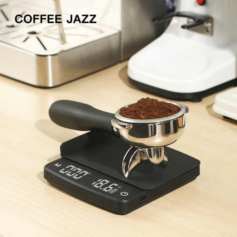 COFFEE JAZZ咖啡电子秤意式手冲称重计时器充电家用咖啡豆测重_虎窝淘