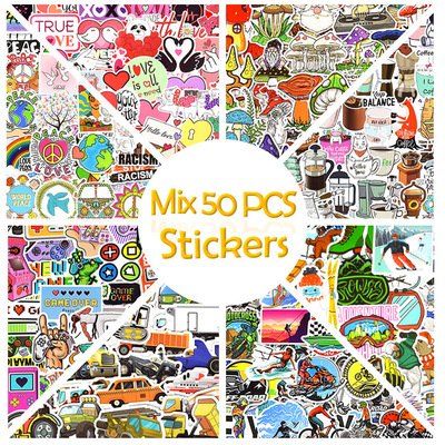 Waproof Laptop Stickers for Kids Toys Graffiti Cute Sticker
