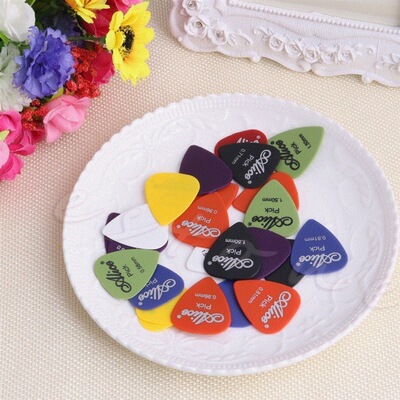 24pcs acoustic electric guitar picks plectrums w/ pick case