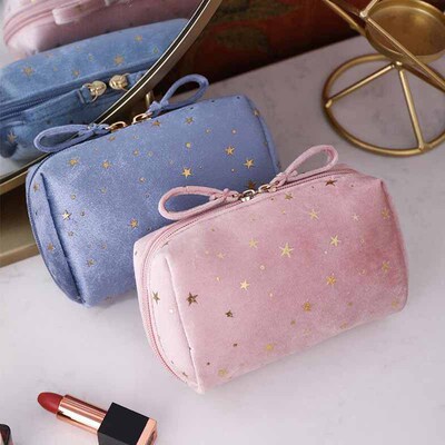 men Toiletry Beauty Make Up Case Pouch Portable Cosmetic Bag