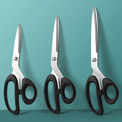 Black Tailor's Scissors for Cutting Fabric Cutter Tailor跨境