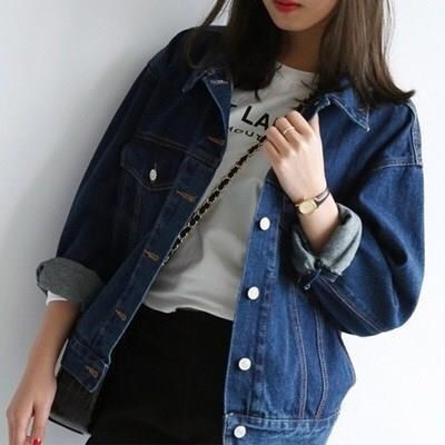 Autumn Jacket Jean For Women Winter Girls Jeans Jackets Coat