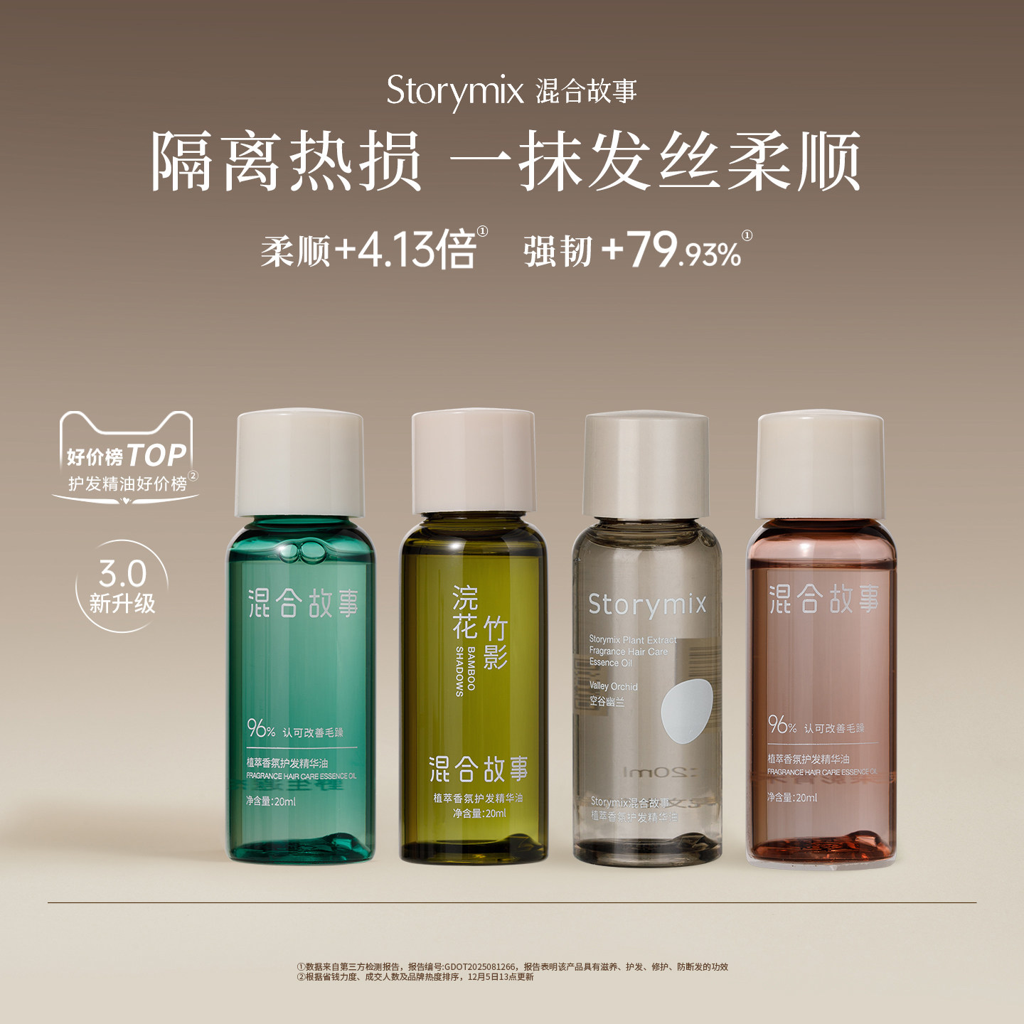 Storymix混合故事香氛护发油免洗防毛躁柔顺护发精油20ml