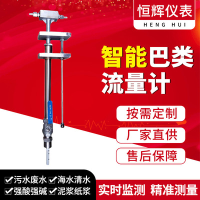 威力德尔塔巴流量计补偿插入式高温一体巴类智能涡街