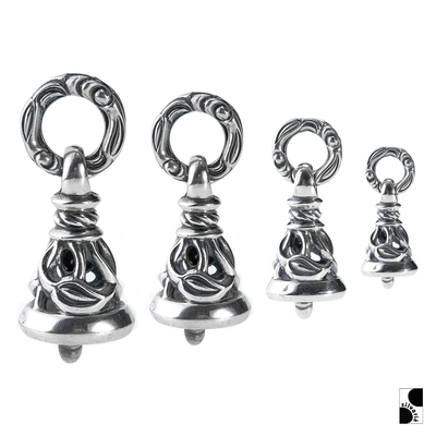 LONEONES纯银鹤铃铛吊坠男女