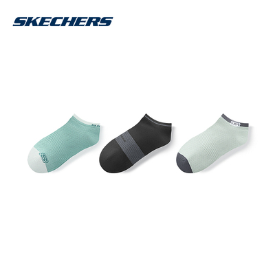 SKECHERS2024秋中性浅口袜 L324U009-04DB