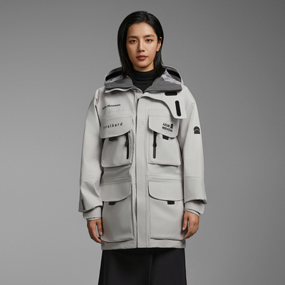 Azure Mountain/蔚蓝山脉Svalbard 防水硬壳大衣外套防风夹克女