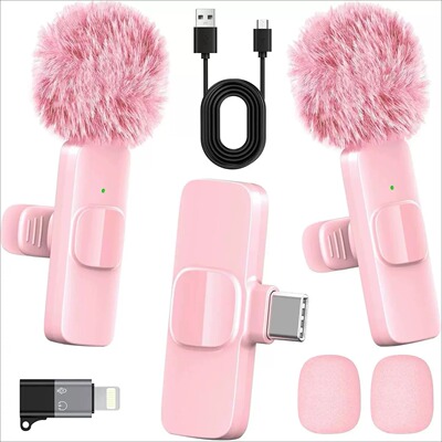 K9 lavalier wireless mini microphone无线迷你麦克风手机直播