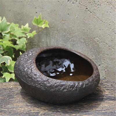 陶瓷草水盆拼盘肉造厅培复约高古客花简创则端盆意粗景多不规景口
