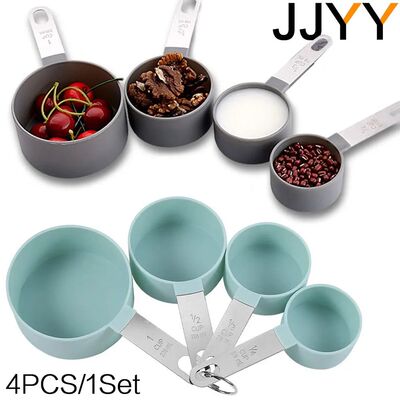 4PCS Measuring Cups Spoons Set for Baking Cake Pastry Cookin