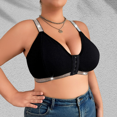 Bra Sexy Gathered Comfortable Skin-friendly Breathable Summe