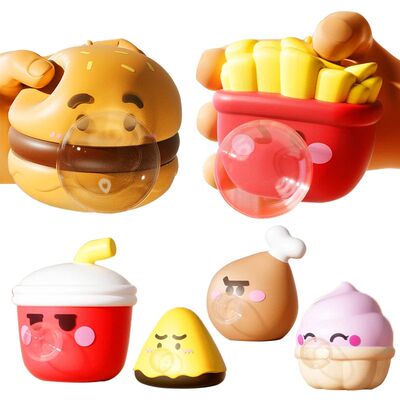 Cute Food Series Spitting Bubbles Squishy Squeeze Toys Anxie