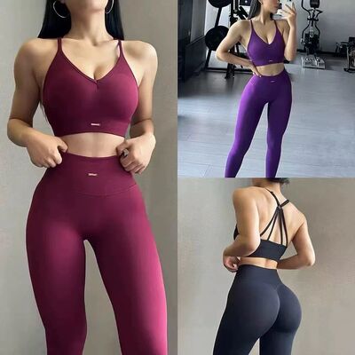 Peach High-Waisted Hip-Lifting Women's Exercise Suit Shockpr