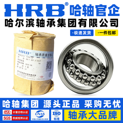 HRB 哈尔滨轴承 2305 2306 2307 A K A-2RZ TN 调心球
