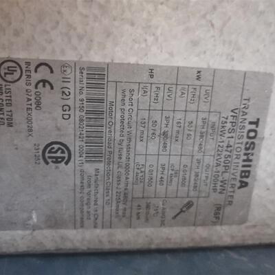 《议价》东芝变频器VFPS1-4750PL-WN 75KW 380V