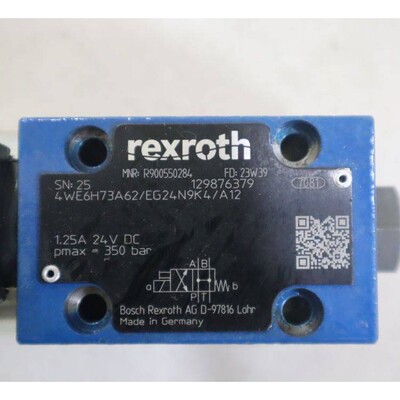4WE6H73A6X/EG24N9K4/A12 R900550284 德国力士乐REXROTH电磁阀