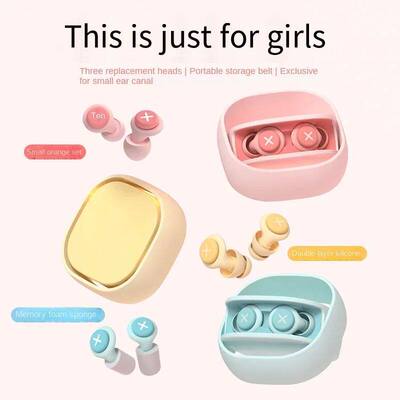 NEW Silicone Earplug Sleep Noise Ear Plug Canceling Noise Re