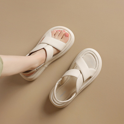 奥古狮登厚底凉鞋女夏季新款休闲