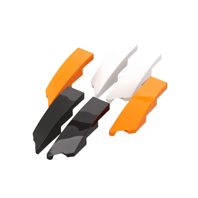 小颗粒积木MOC 5414 5415 1x4 楔形弧形斜坡弧面板拼装玩具零配件