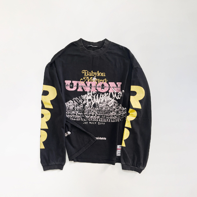 现货RRR123 x Union Babylon Mystery vintage长袖休闲宽松打底衫