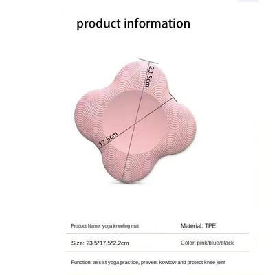 Yoga kneeling mat thickened flat support mat knee pad portab