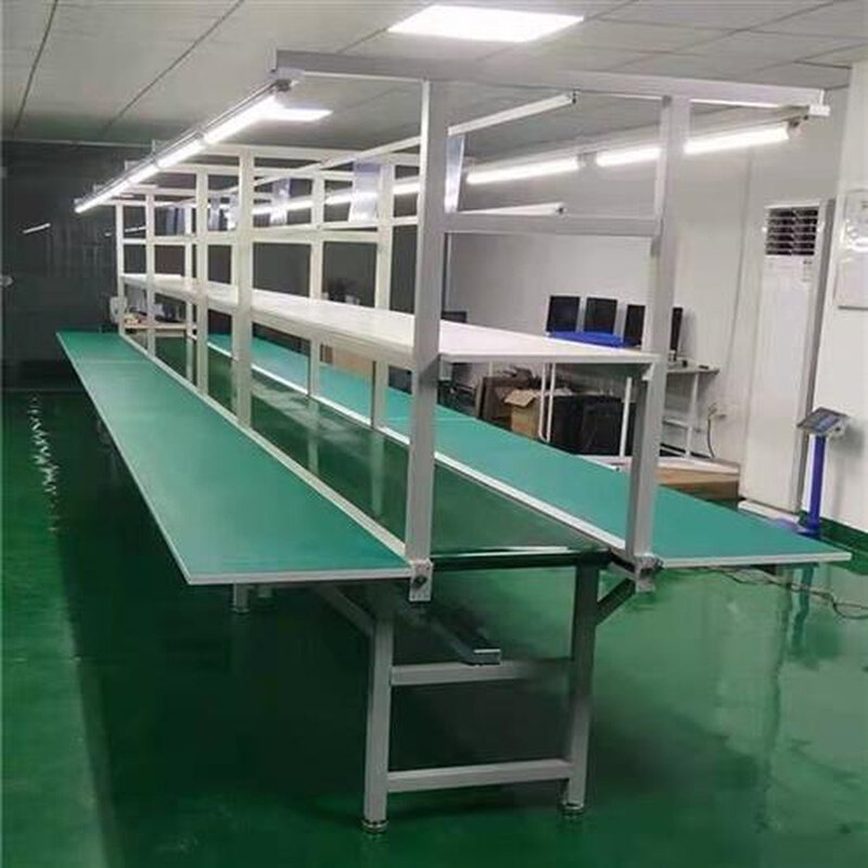 好货宁波车间流水线输送带防静电工作台生产线自动化传送带装配皮