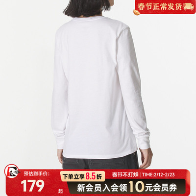 耐克女装秋季新款长袖T恤HF0781-100运动休闲套头衫上衣