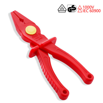 VDE绝缘塑料老虎钳绝缘电工刀IEC60900耐高压1000V防磁