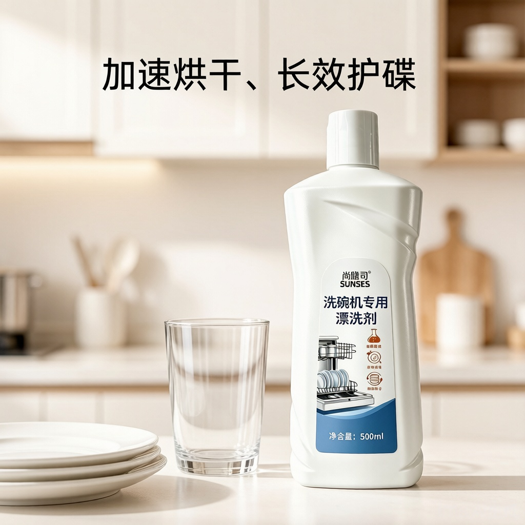 尚膳司洗碗粉洗碗机专用漂洗剂耗材亮碟剂光亮剂辅助剂强力催干剂