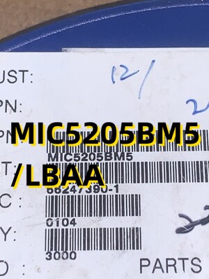 MIC5205BM5/LBAA  01+ SOT153  原装现货