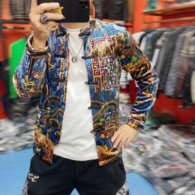 男士衬衫外套长袖时尚轻奢