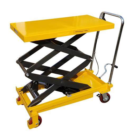 新手动液压升降台车小型升降机移动升高电动平台车手推升降平台 1_虎窝淘