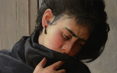 Longing (Saudade)阿尔梅达·茹尼奥尔油画作品超高清图片素材