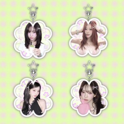aespa周边四叶草挂件亚克力高颜值粉丝应援礼物收藏可爱挂饰朋友