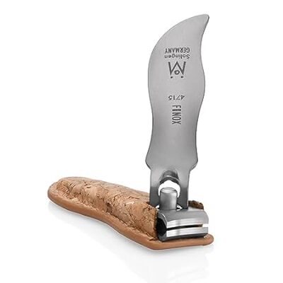 GERMANIKURE Economy Small Nail Clipper in Vegan Cork Case