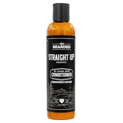 Live Bearded: Beard Conditioner - Straight Up - Facial Ha