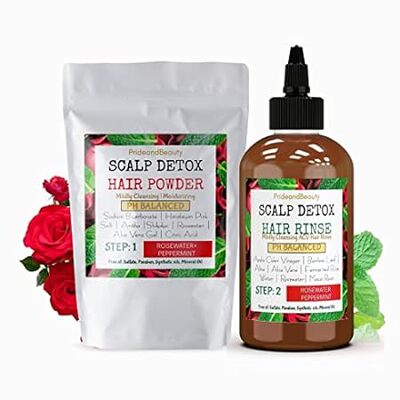 Loc DetoX， Bundle- Deep Clean Dreadlock Powder and ACV Ha