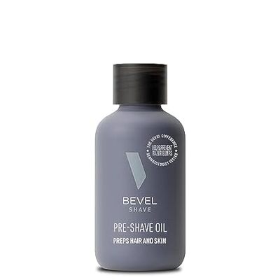 Bevel Pre Shave Oil for Men with Castor Oil， Olive Oil an