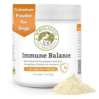 Wholistic Pet Organics: Bovine Colostrum for Dogs and Cat