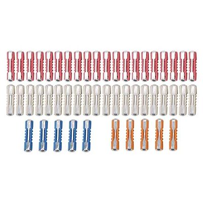 KIMISS 50pcs Car Fuses Assortment Kit， Blade-Type Automot