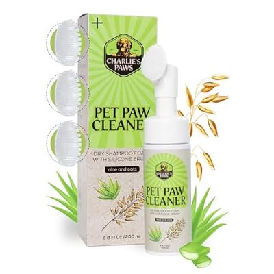 Paw Cleaner No-Rinse Foaming Cleanser Waterless Foam Dogs