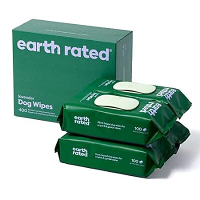 Earth Rated Hypoallergenic Dog Wipes， Cleaning and Odor-C