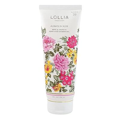 LOLLIA Shower Gel， 8 fl. oz. – Scented Shower Gel Body Wa