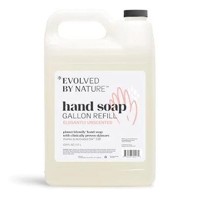 Evolved By Nature Liquid Hand Soap Refill， 128 Oz， Unscen
