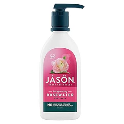 JASON Rosewater Invigorating Body Wash， For a Gentle Feel